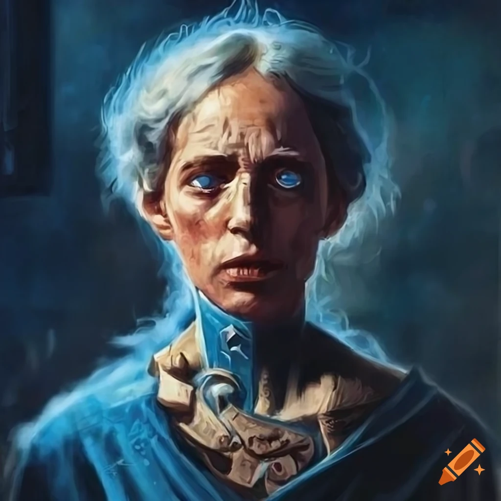 Blue fremen eyes with star symbol on Craiyon