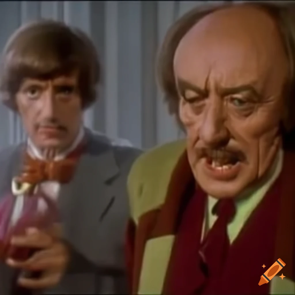 1970s Doctor Who scene with a Katamari Damacy reference on Craiyon