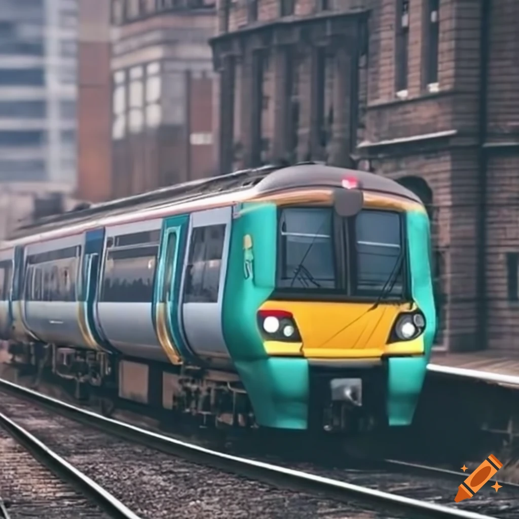 Class 331 train in southern livery on Craiyon