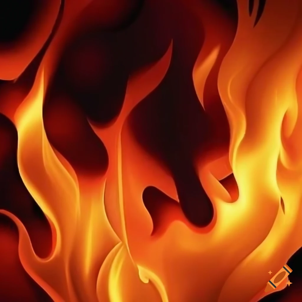 Fire pattern design on Craiyon