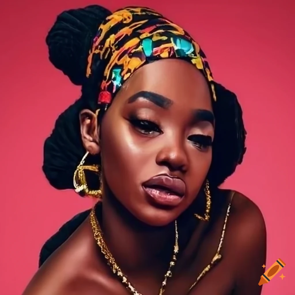 Beautiful african hip hop queen on Craiyon