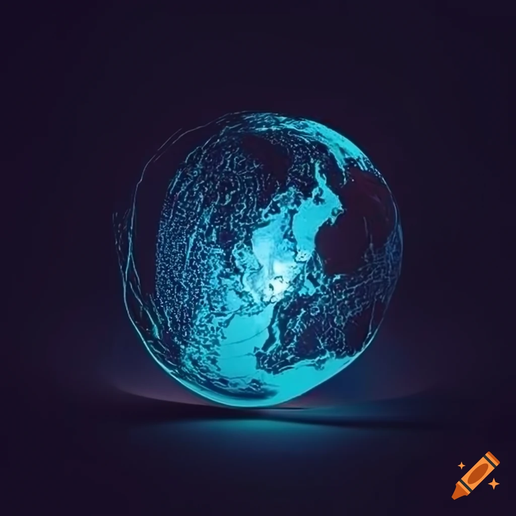 Contemporary design of the real world logo on Craiyon