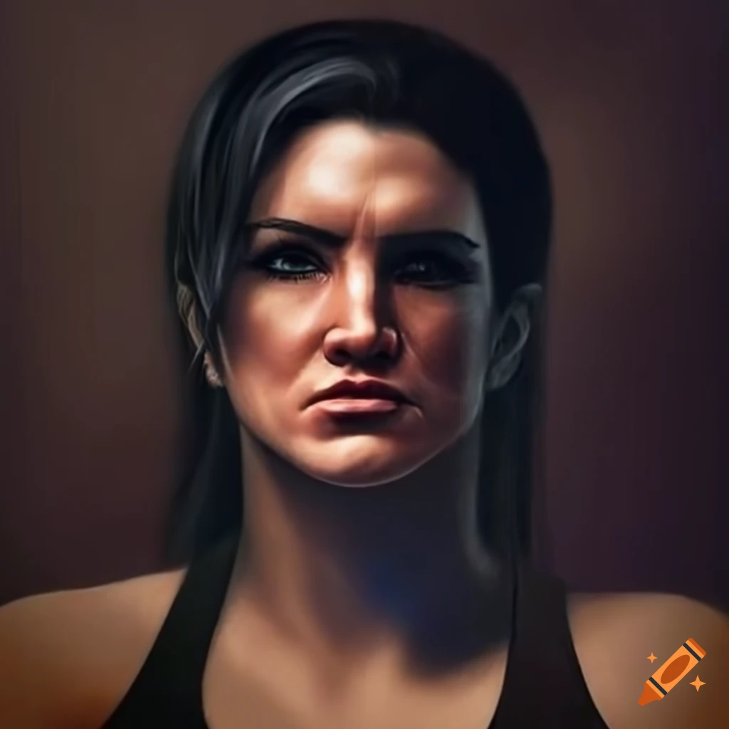 Dramatic hyper-realistic pencil drawing of a mixed martial arts beauty ...
