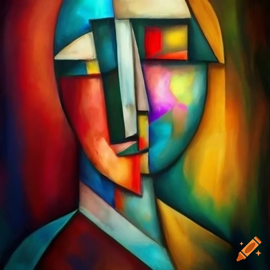 Stunning cubist abstract art on Craiyon