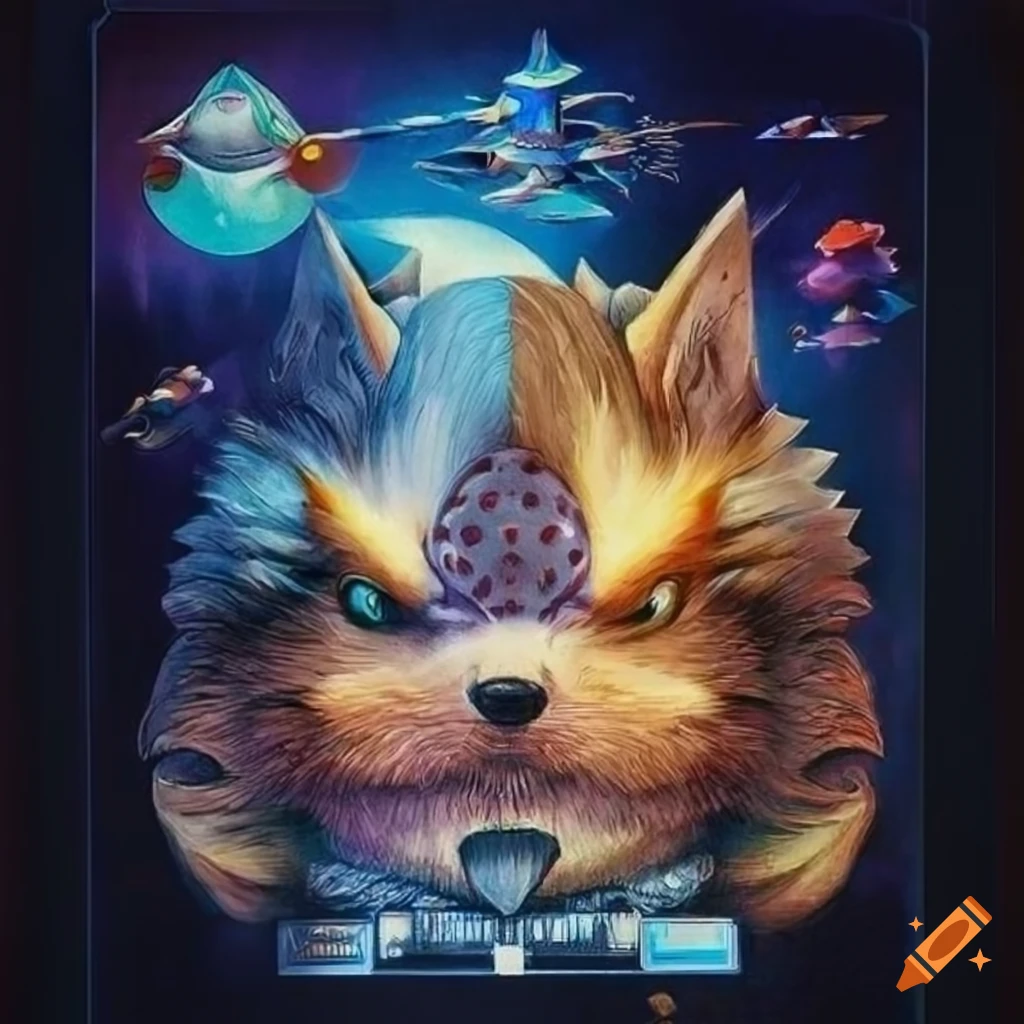 Vintage poster of star fox by charles mackintosh on Craiyon