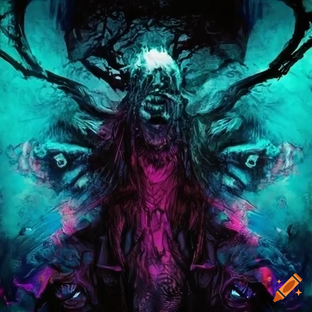 Dubstep style album cover art on Craiyon