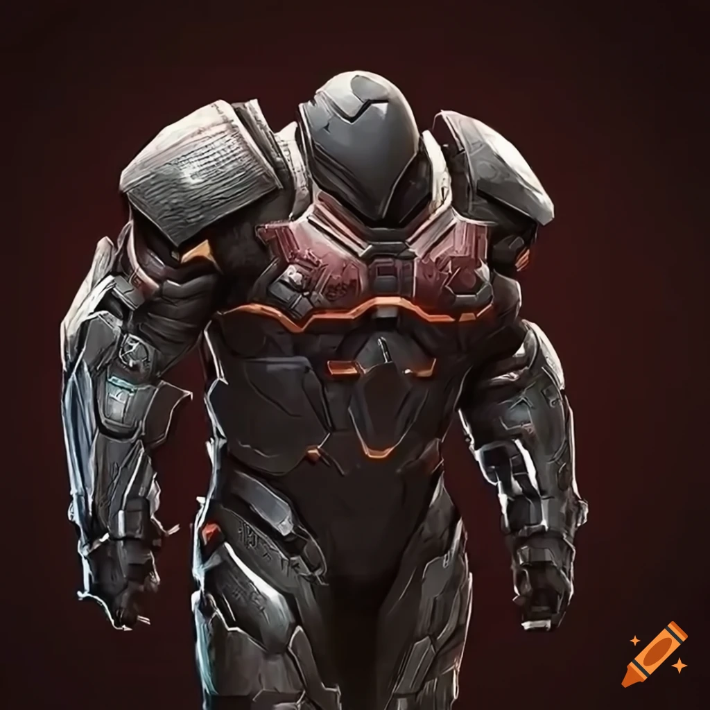 Futuristic juggernaut armor with detailed UHD design on Craiyon