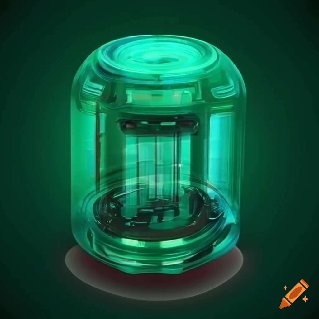 Futuristic music boxes with transparent background on Craiyon
