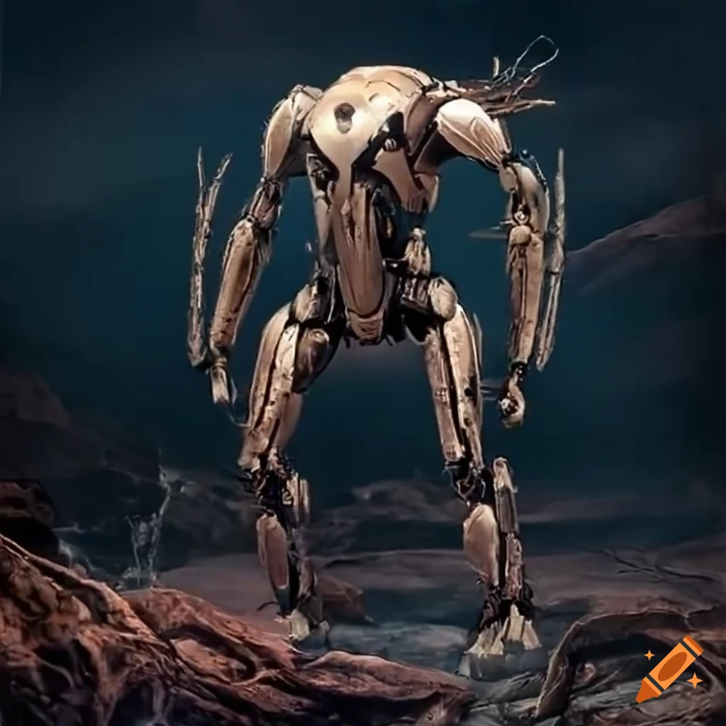 Robot spider in a futuristic post-apocalyptic rome setting on Craiyon