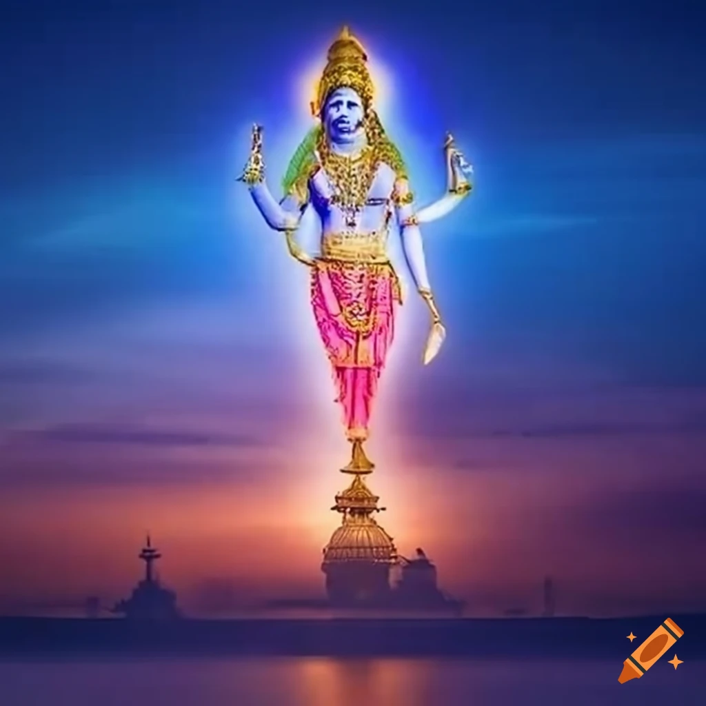 Giant human-like figure in the sky on Craiyon