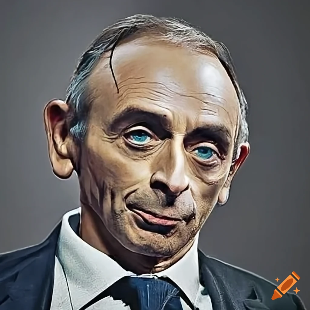 Portrait of eric zemmour on Craiyon