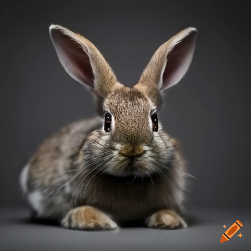 A cute rabbit on Craiyon