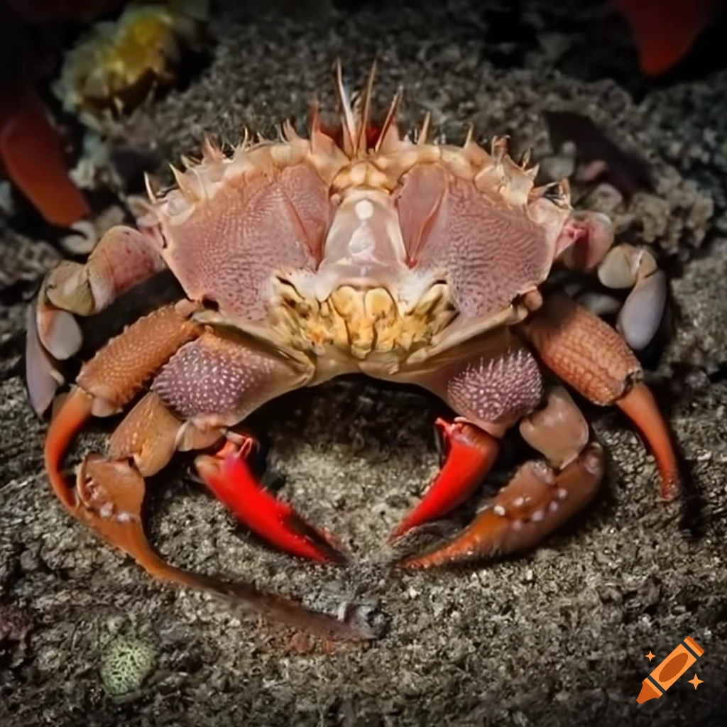 Rooster and horseshoe crab hybrid creature on Craiyon