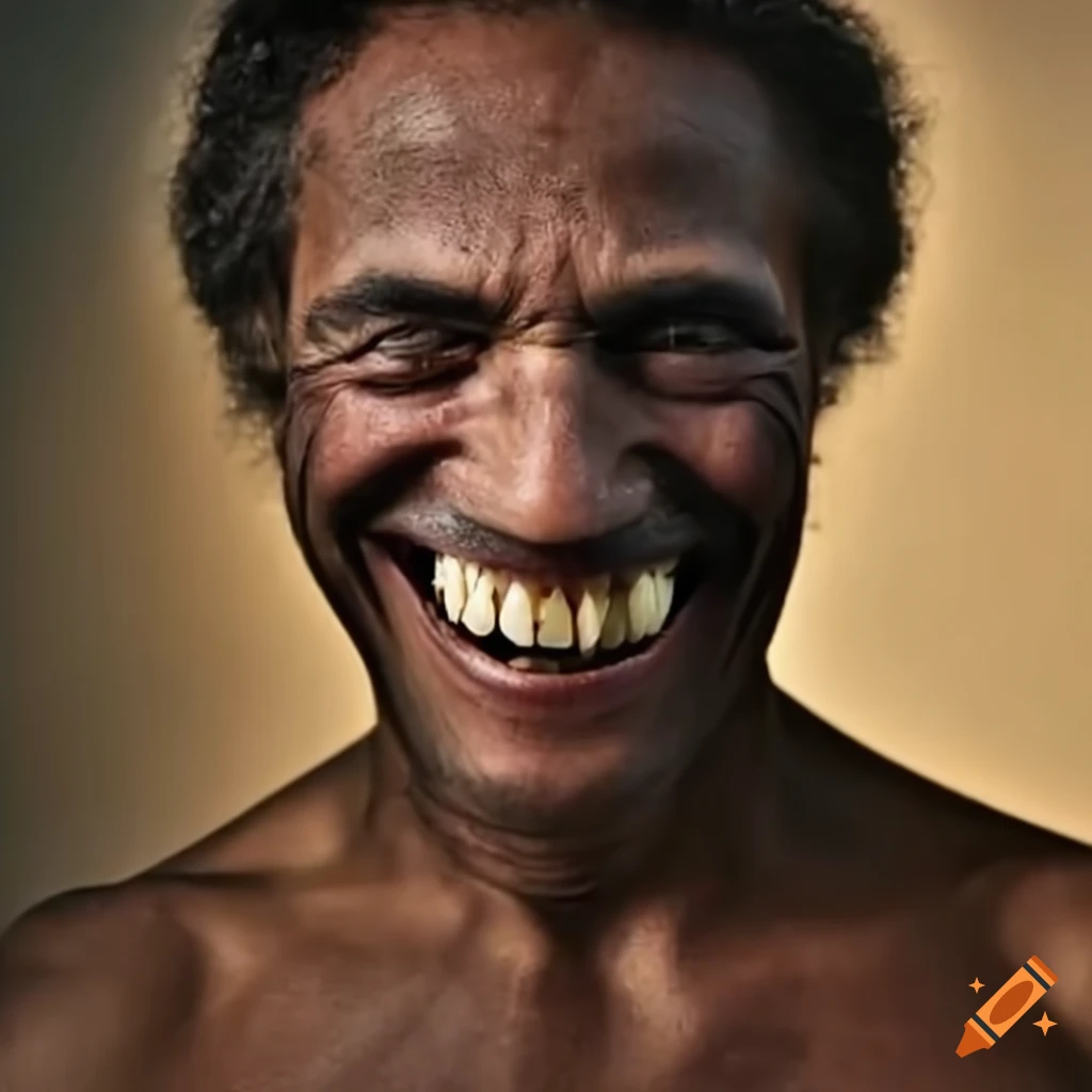 Extremely happy man named Pablo with unique features on Craiyon