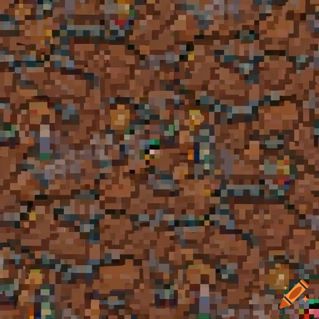 Seamless pixel art ground texture on Craiyon