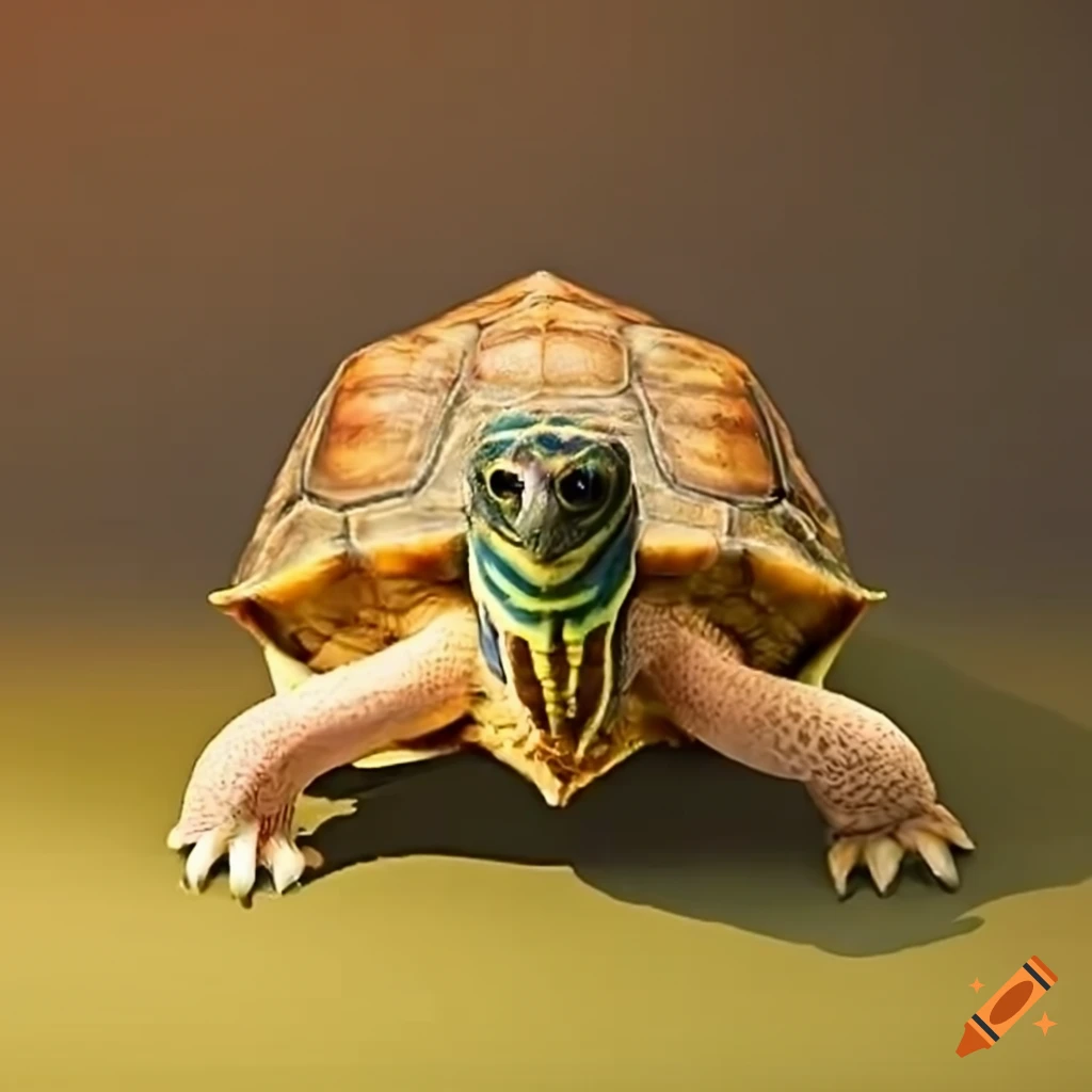 Create a genetically perfect turtle on Craiyon