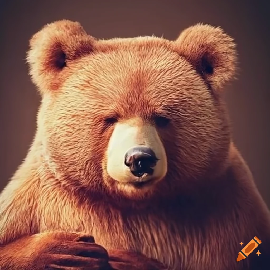 Sleepy bear on Craiyon