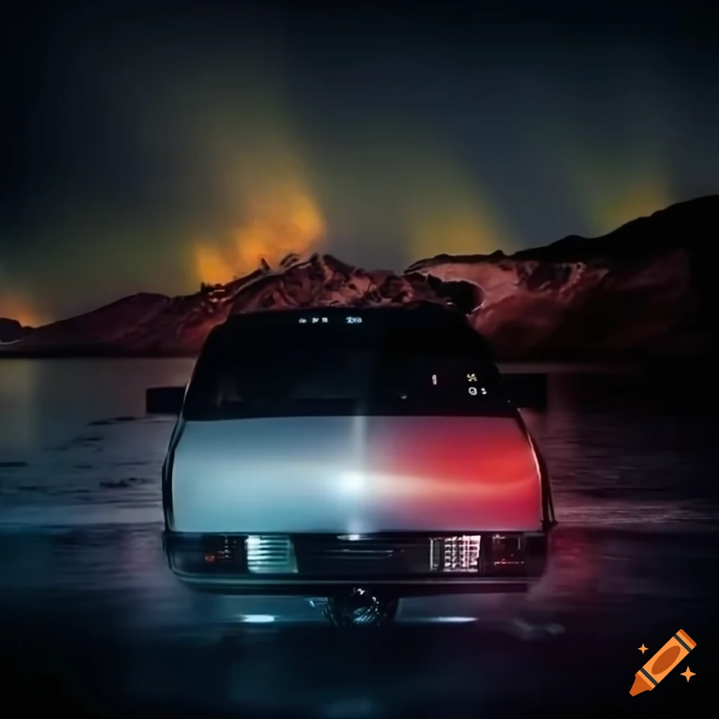 Pop album cover with a driving theme on Craiyon