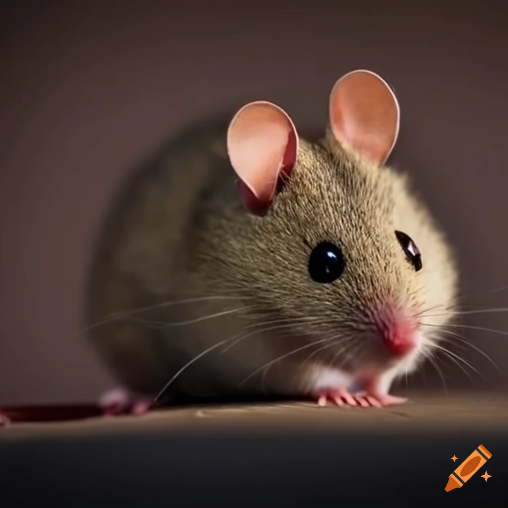 Mouse symbolizing hard work on Craiyon