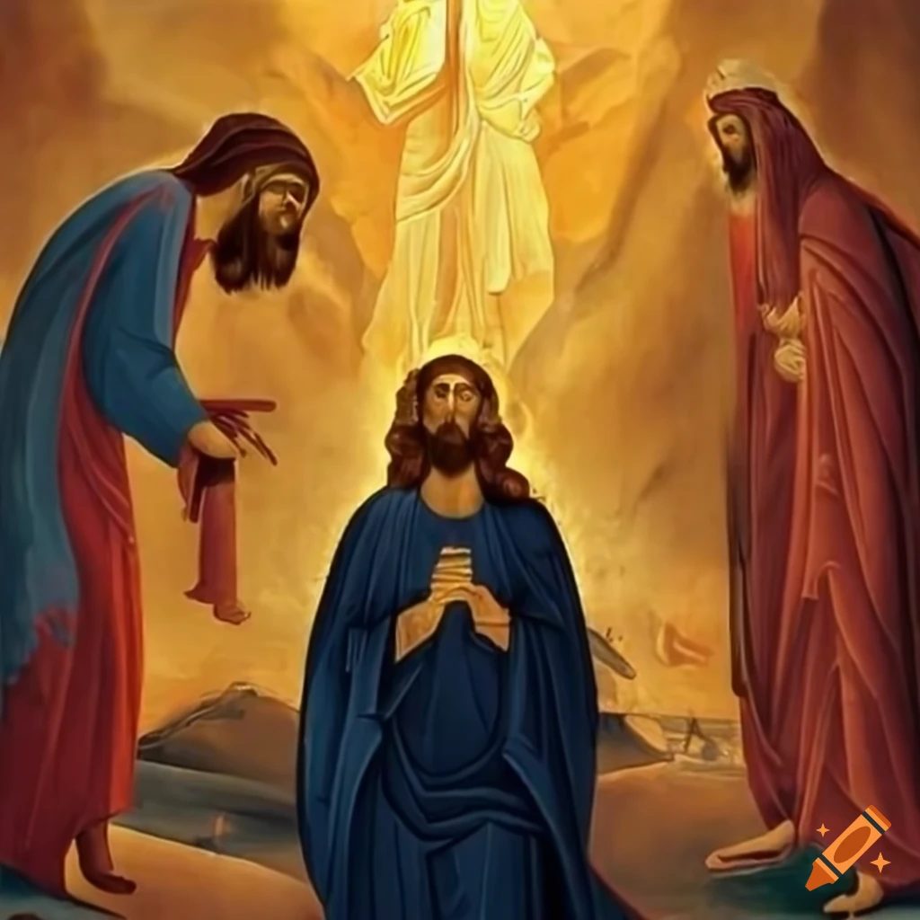 The resurrection of lazarus on Craiyon