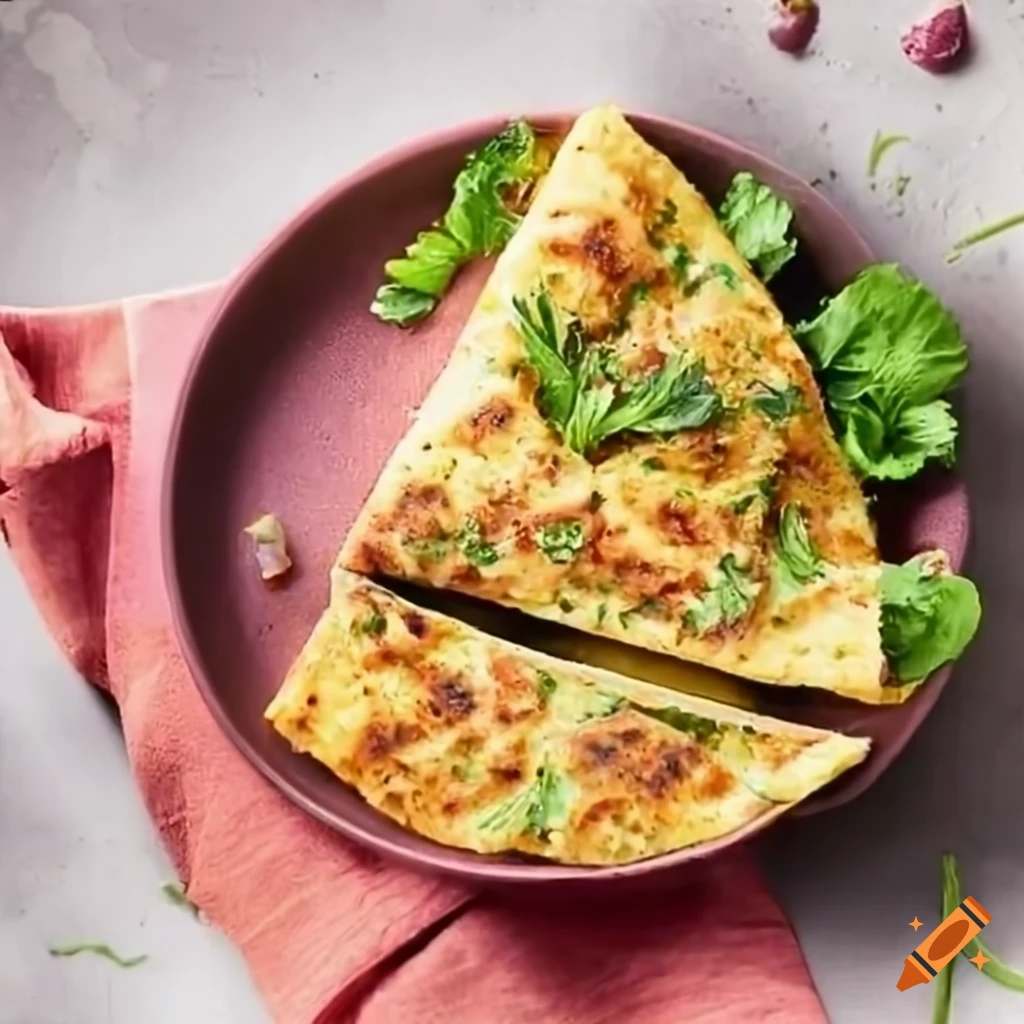 Quinoa tomato tortilla with cucumber and feta on Craiyon