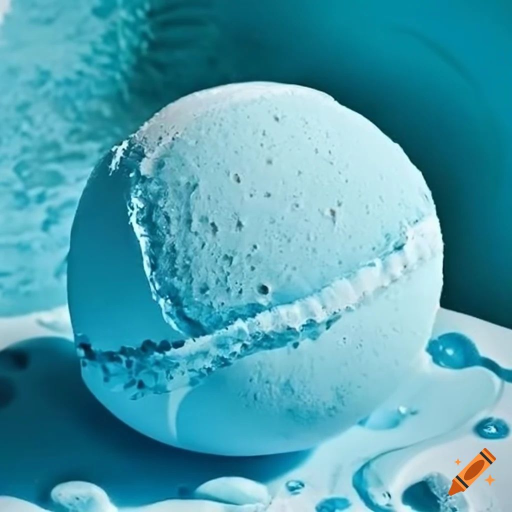 Ice bath bomb on Craiyon