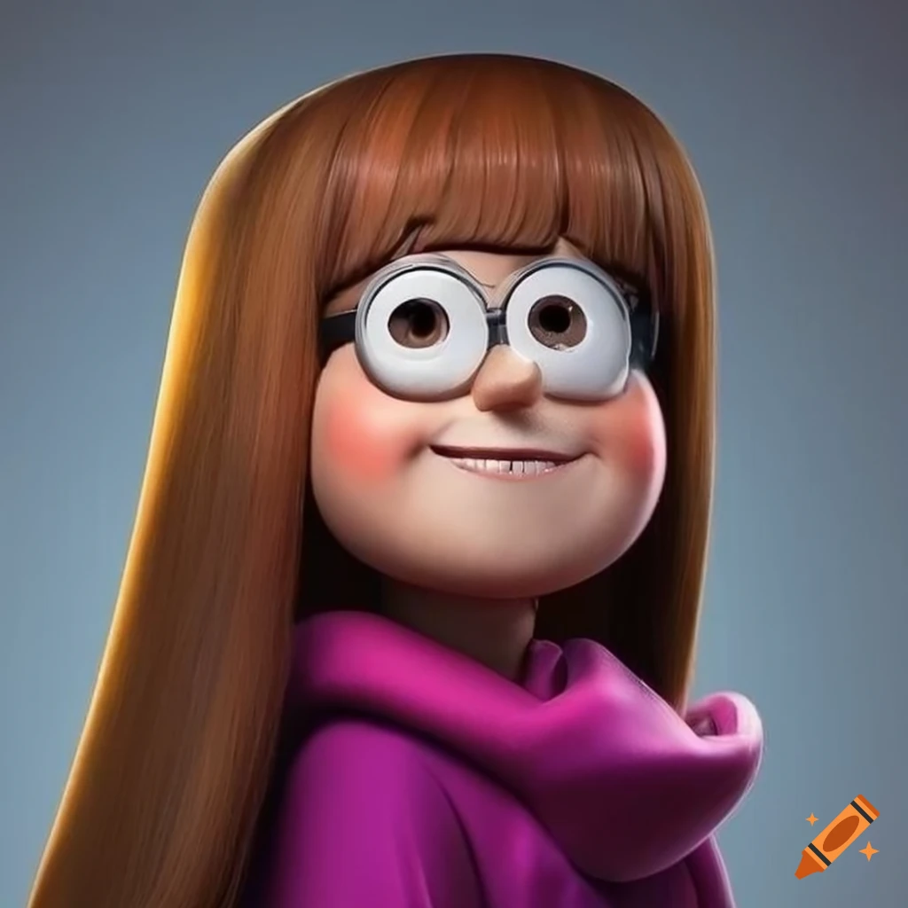 Portrait of mabel pines with high-resolution details on Craiyon