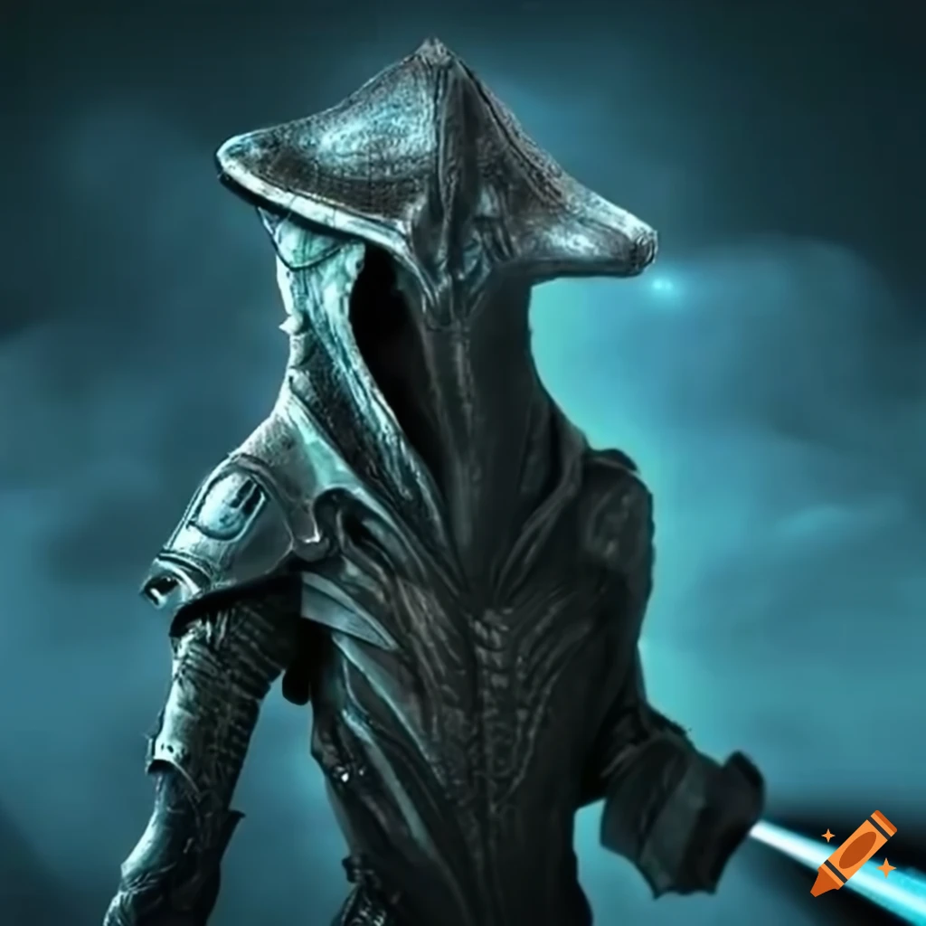 Alien noble knight teaching science to earthlings on Craiyon