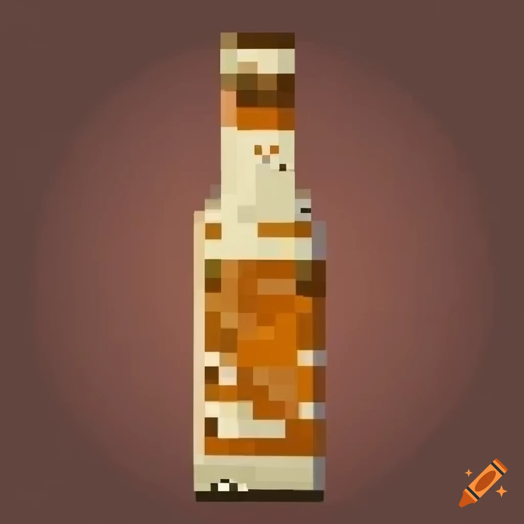Root beer minecraft sprite on Craiyon