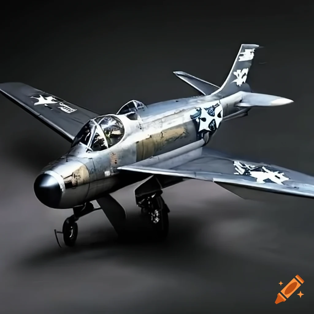 F-86 sabre jet fighter aircraft on Craiyon