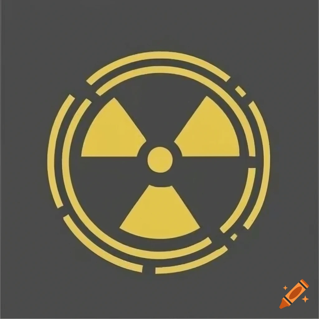 Radiation danger logo on Craiyon
