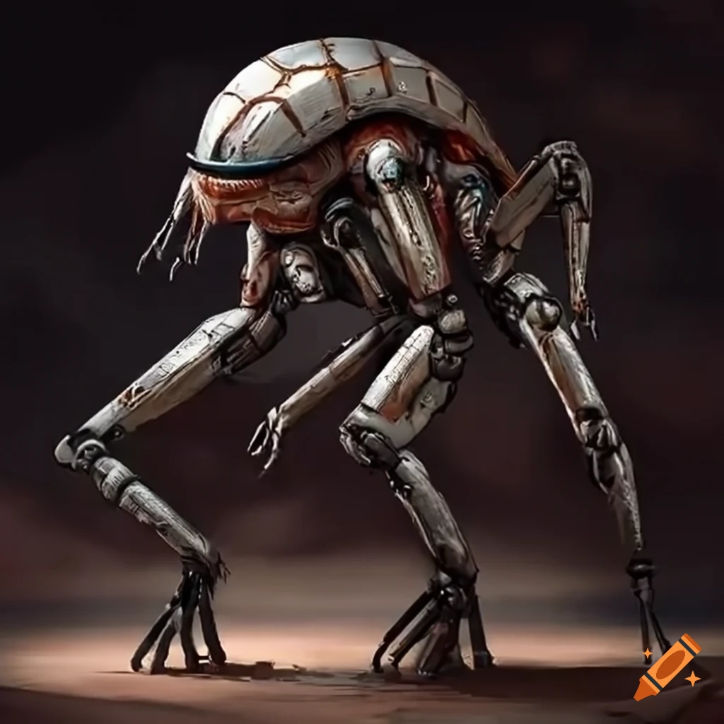 Robot spider in a futuristic post-apocalyptic rome setting on Craiyon