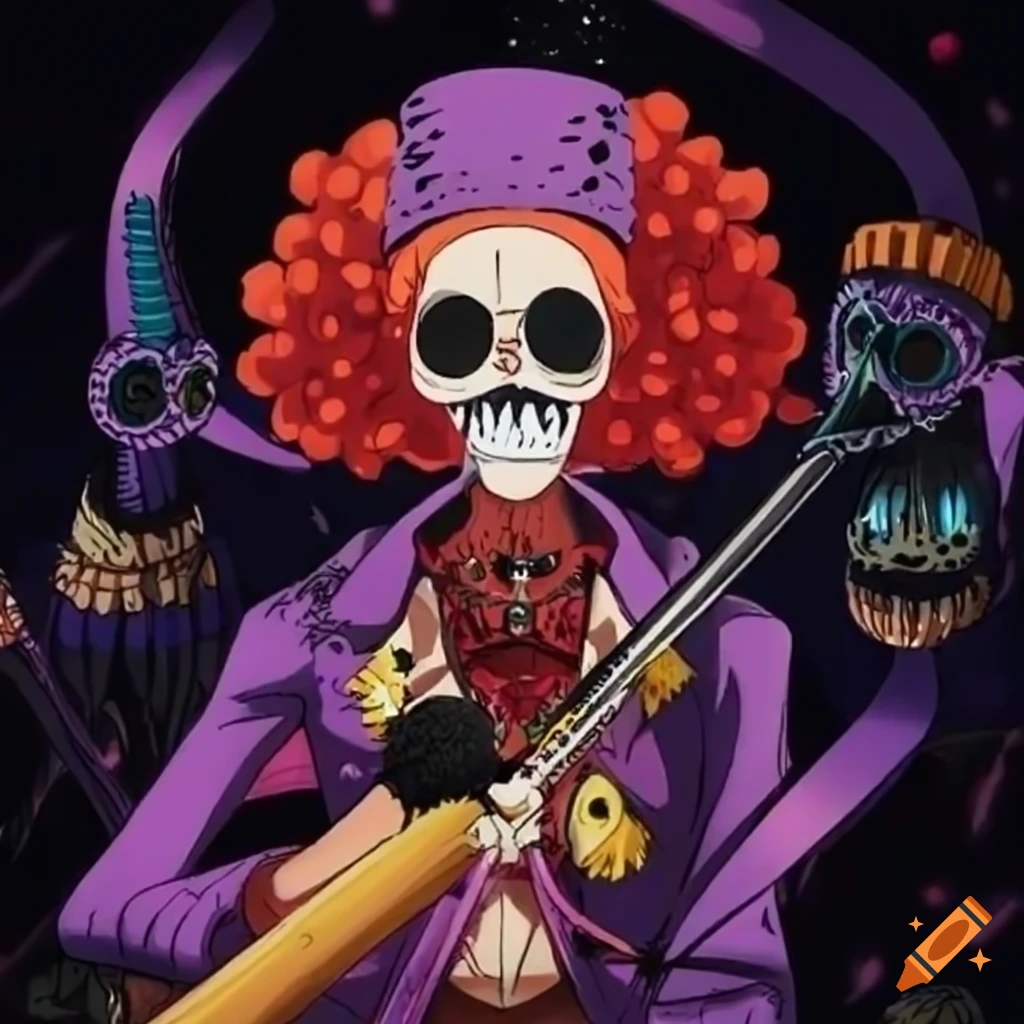 One piece character brook on Craiyon