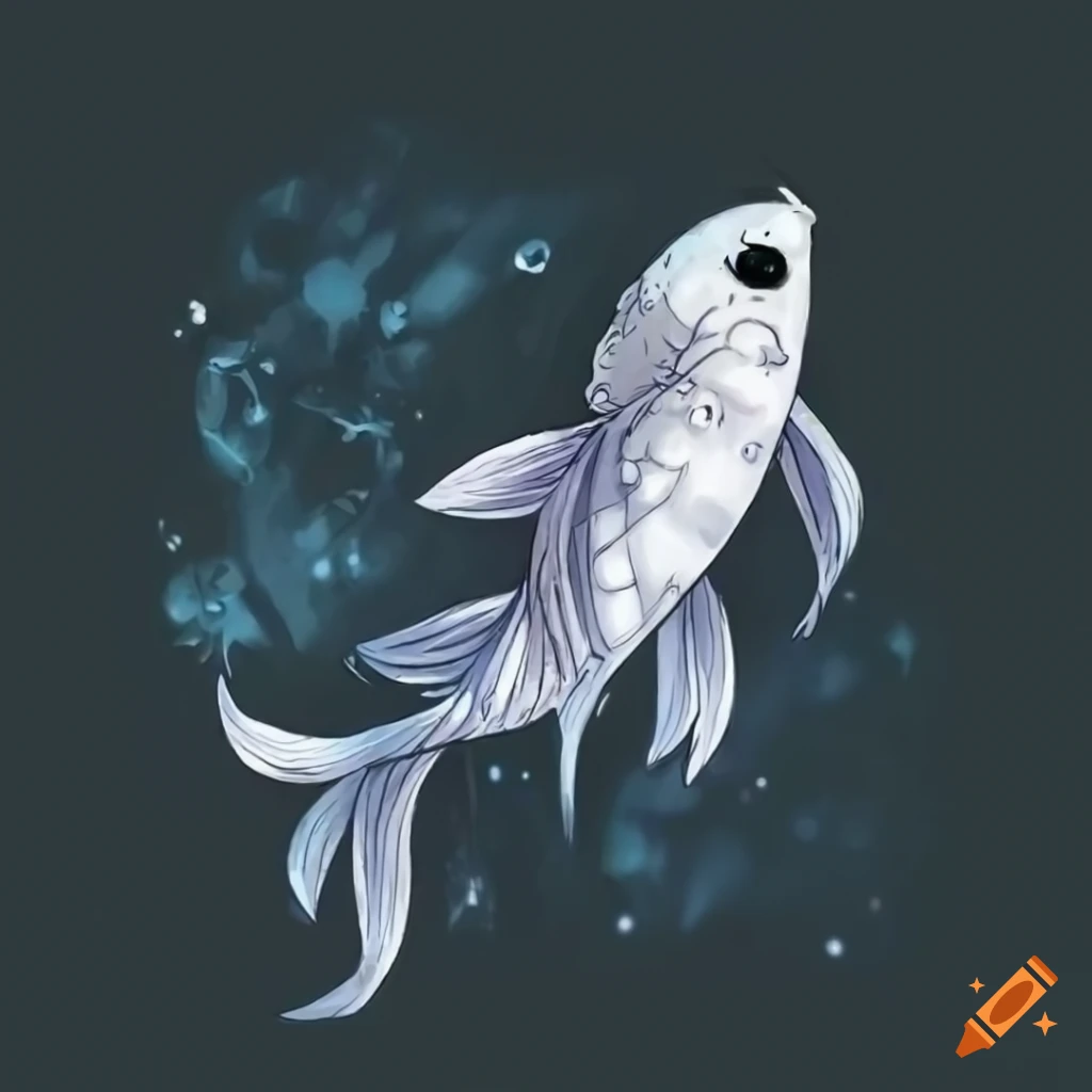 Kawaii koi fish on Craiyon