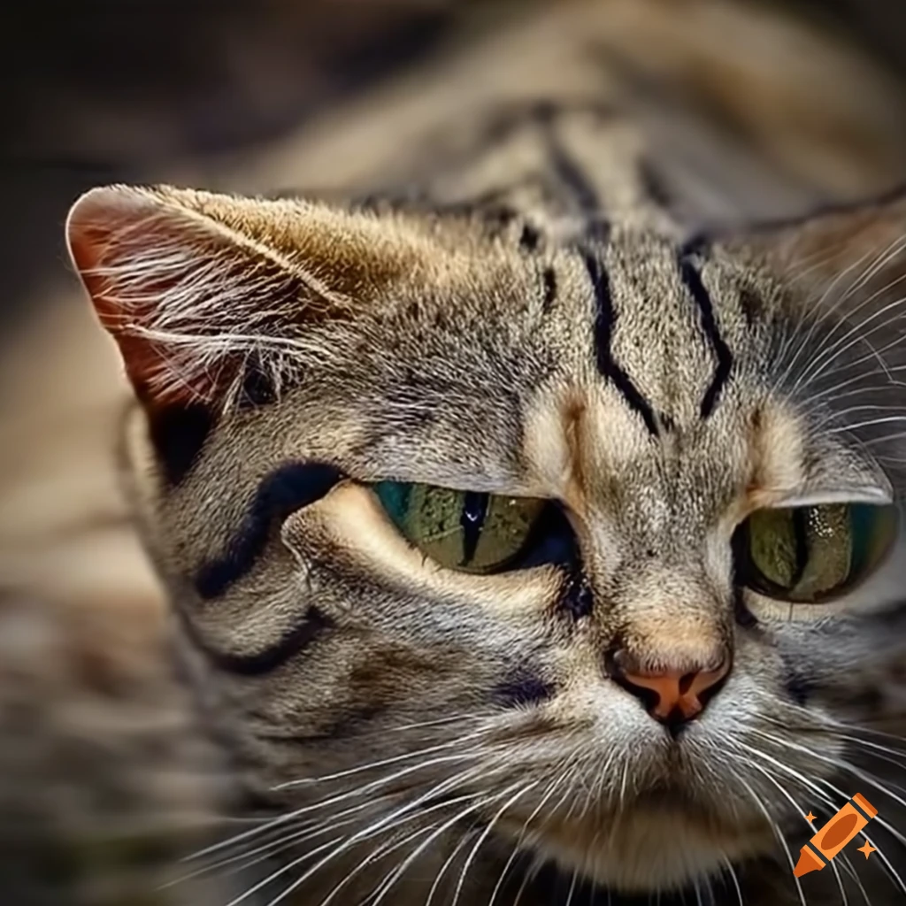 Army sniper cat on Craiyon