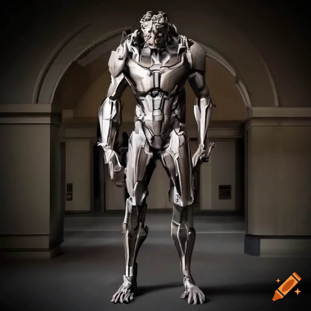 Fusion of Ultron, The Didact, and David in a blend of technology and ...