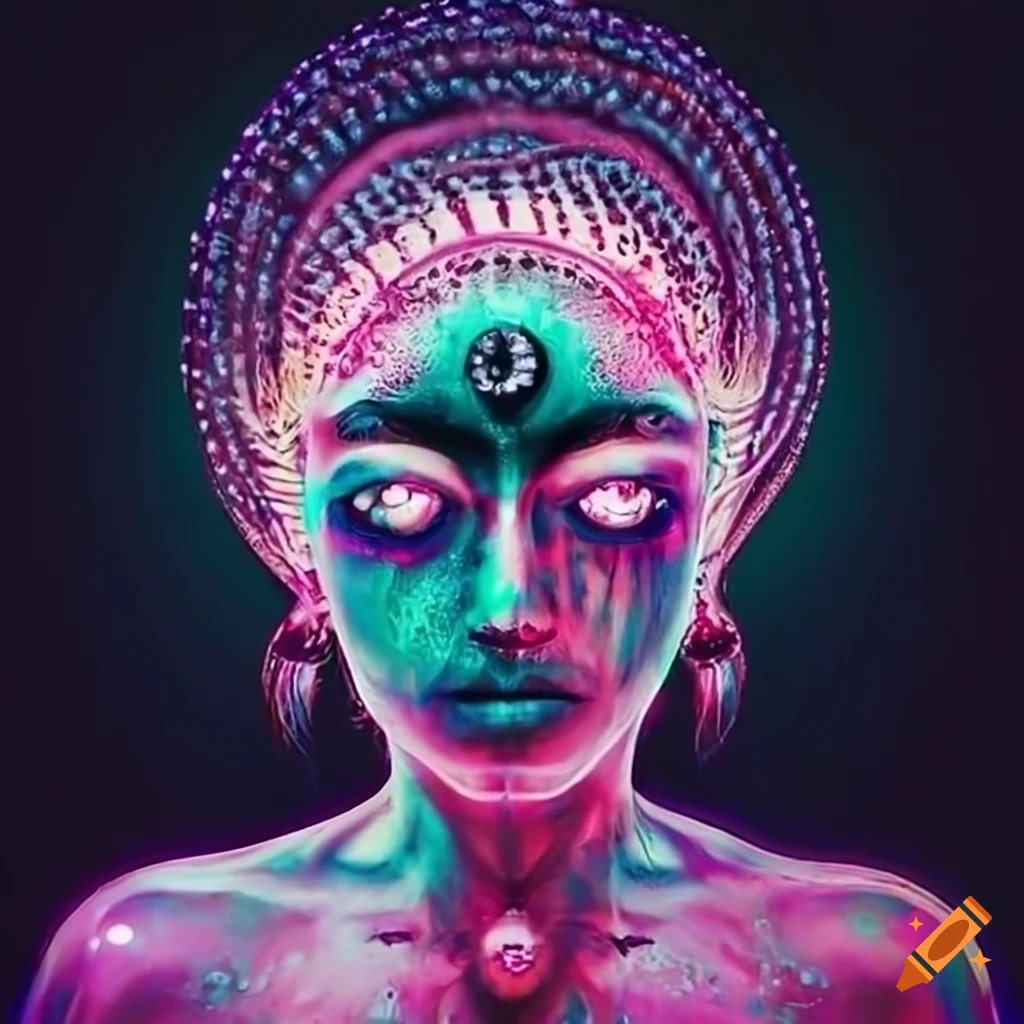 Third eye on Craiyon