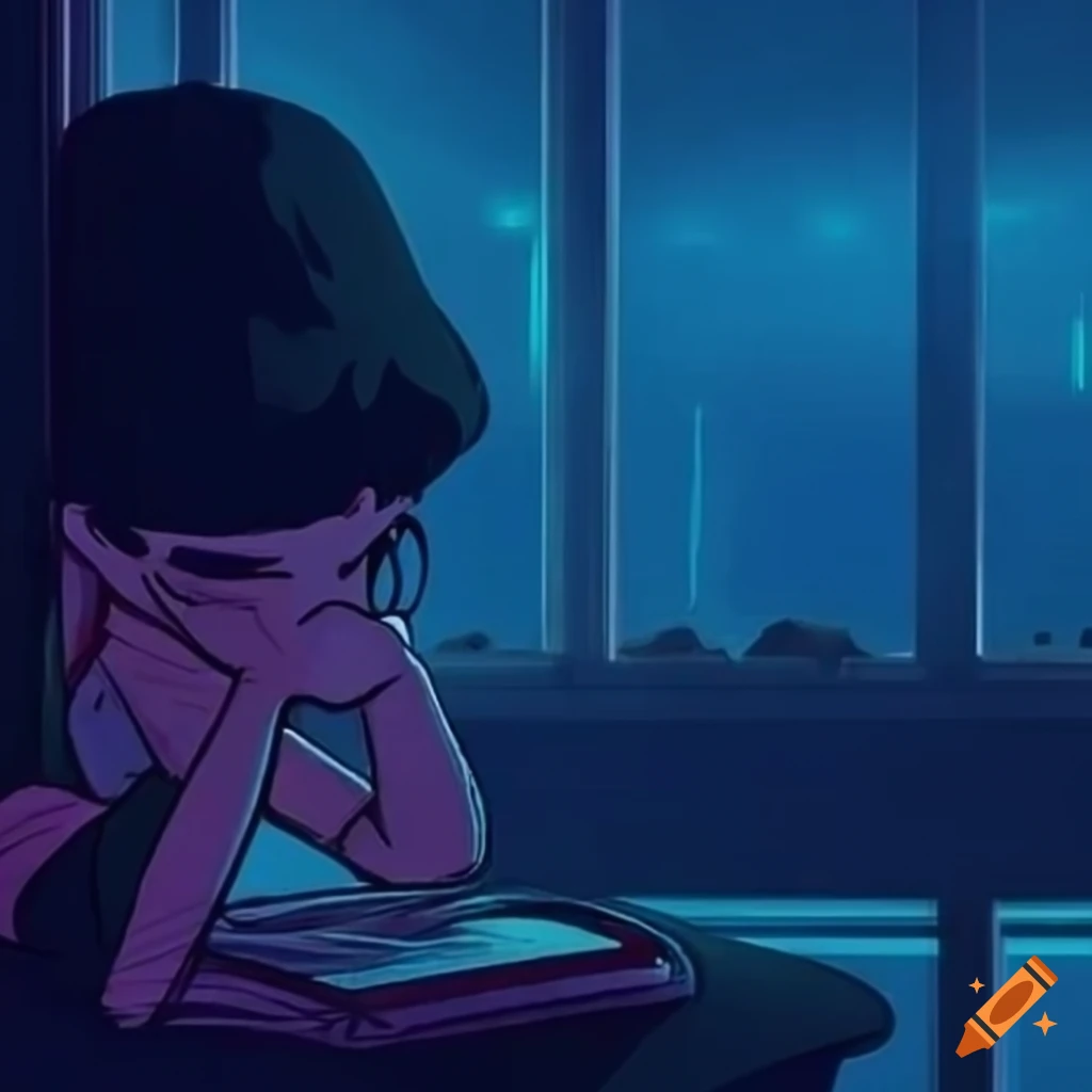 Aesthetic lofi wallpaper on Craiyon