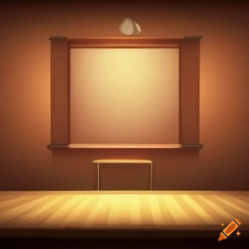 Simple classroom background on Craiyon