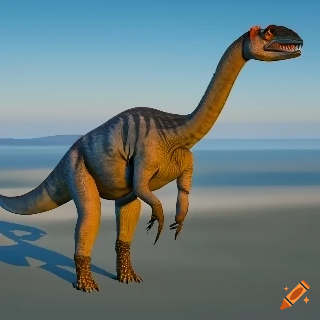 Scientifically accurate hadrosaurus dinosaur with elephant-like skin ...