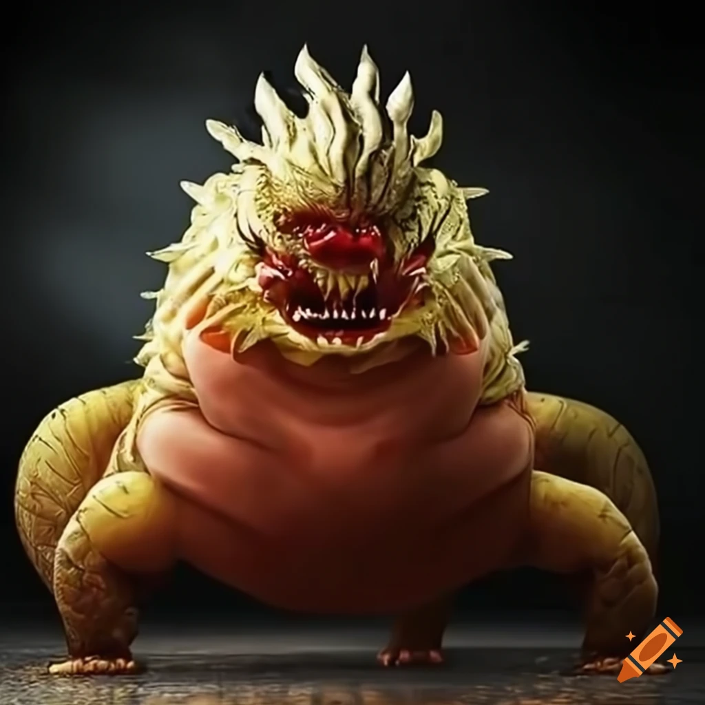 Obese chinese dragon on Craiyon