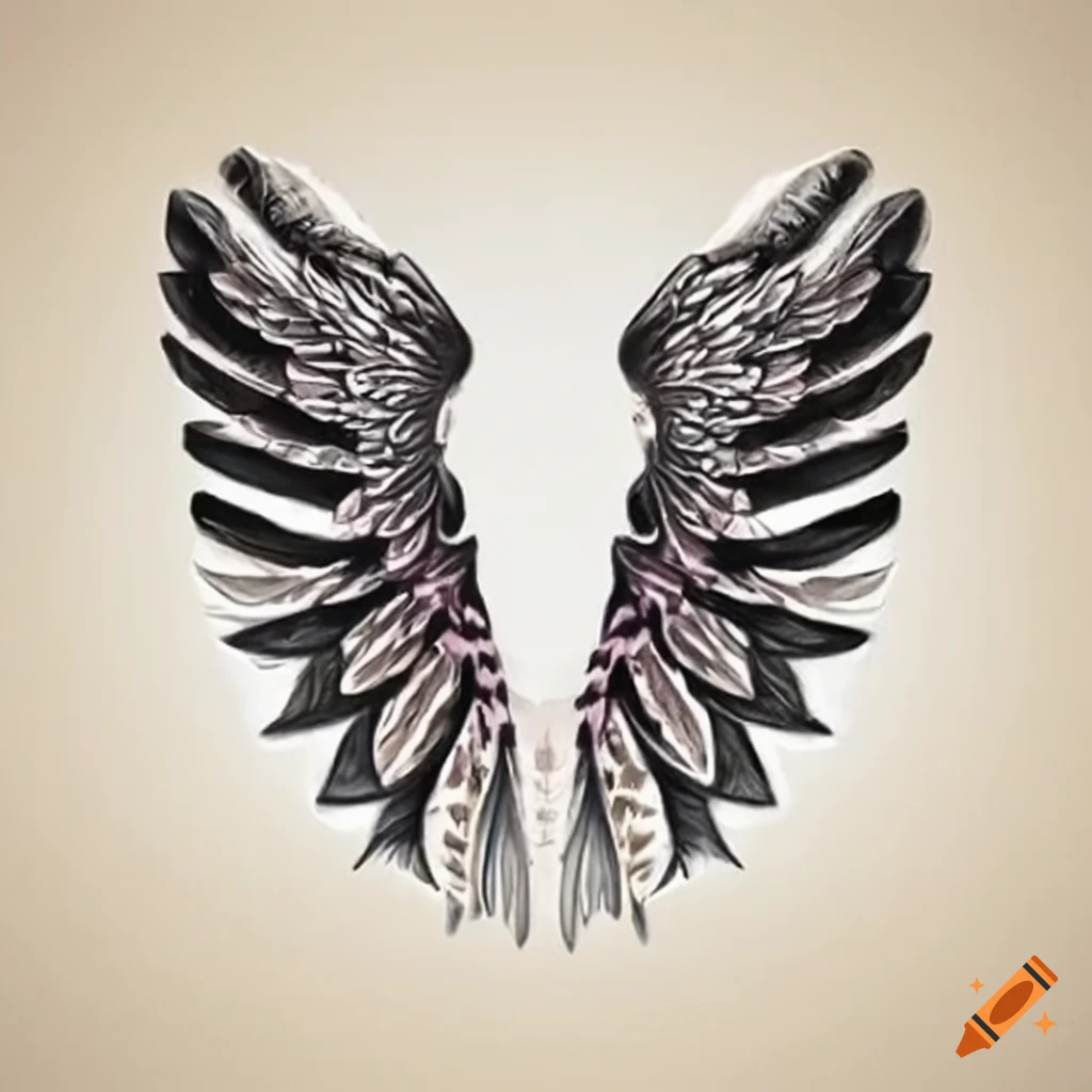 Geometric patterns wings on Craiyon