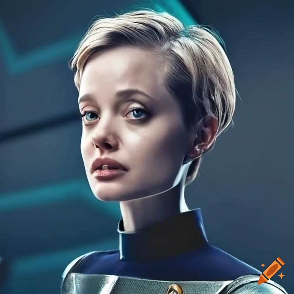 Shiloh Jolie-Pitt as a Starfleet officer in a vibrant action film ...