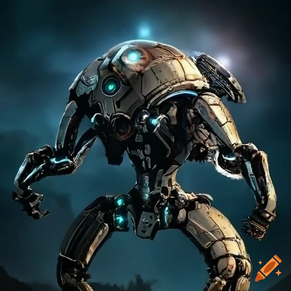 Robot spider in a futuristic post-apocalyptic rome setting on Craiyon