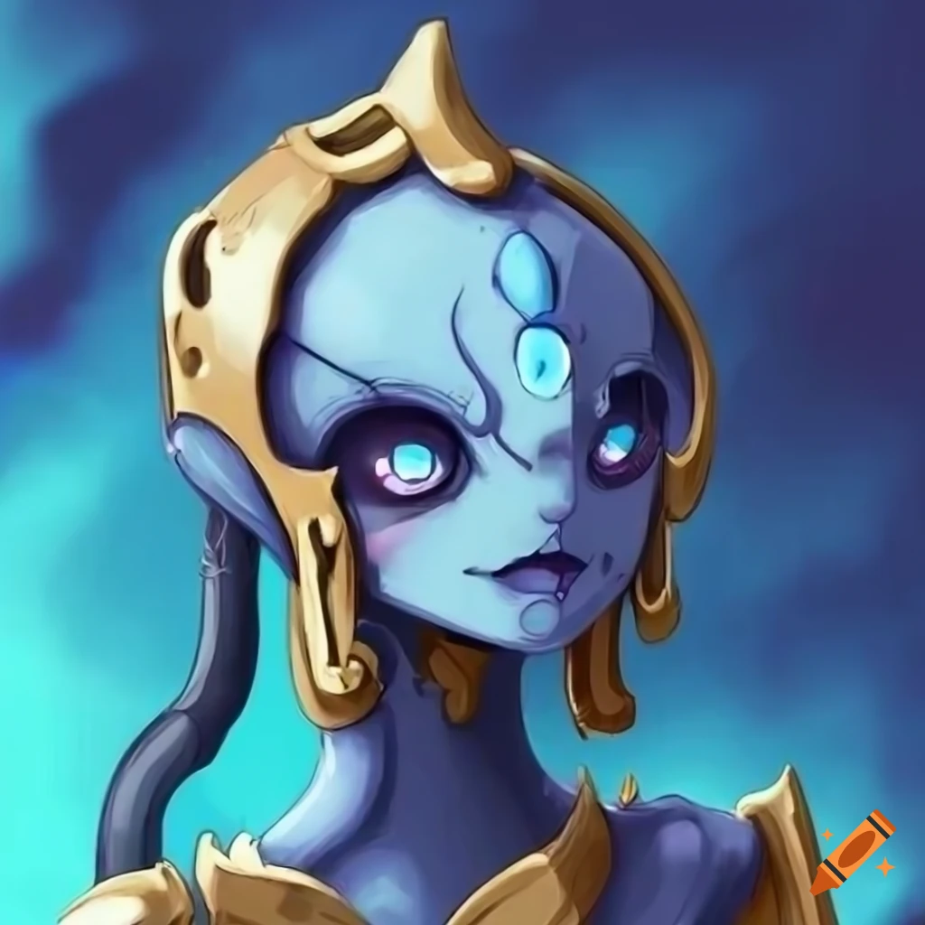 Cute protoss character on Craiyon