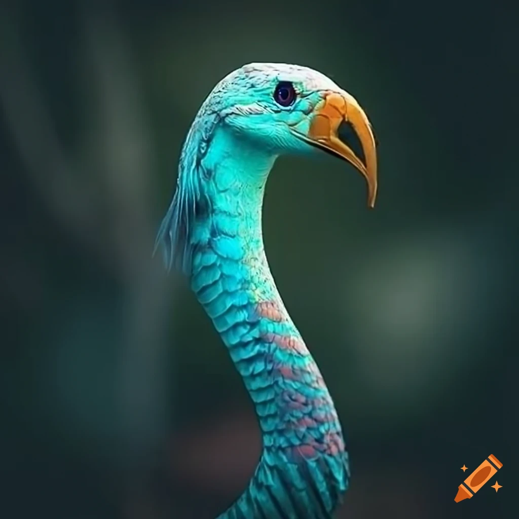 Snake bird on Craiyon