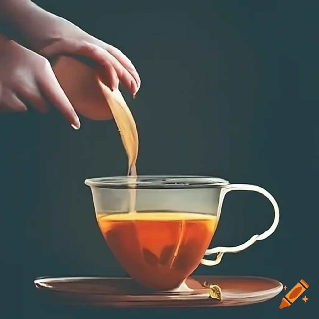 Tea brewing methods on Craiyon