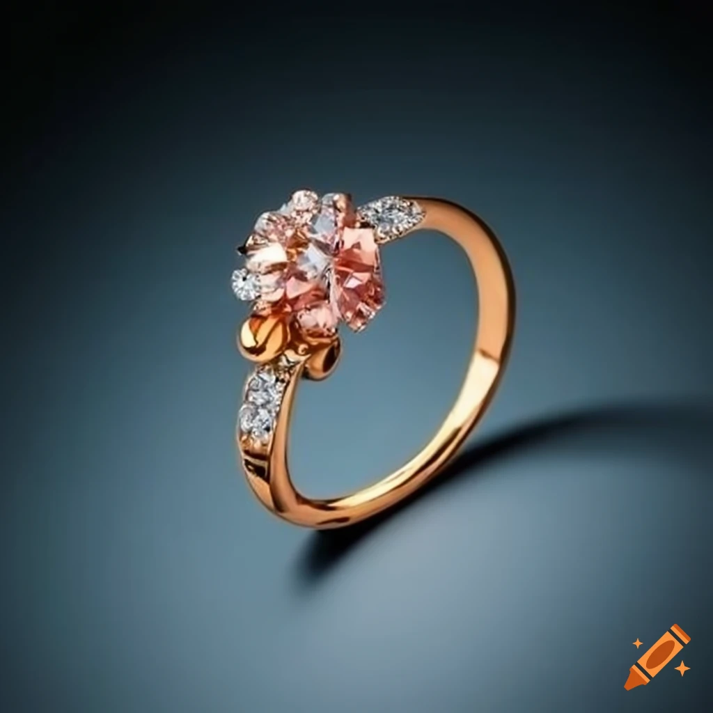 Modern high-end jewelry for celebrating spring on Craiyon