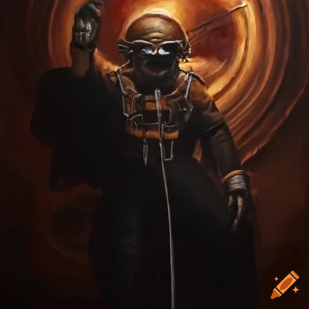 Spaceship pilot in a dynamic pose in a pulp cover style oil painting on ...