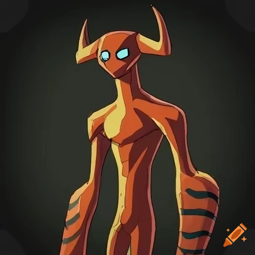 Humanoid insect in ben 10 art style on Craiyon